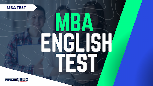 MBA English Test